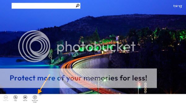 Set Bing image as Windows 8 lock screen automatically