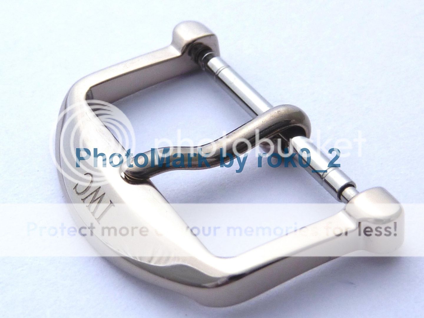 IWC 18K 18ct WHITE SOLID GOLD TANG & BUCKLE Clasp 18mm Pin Buckle Nice ...