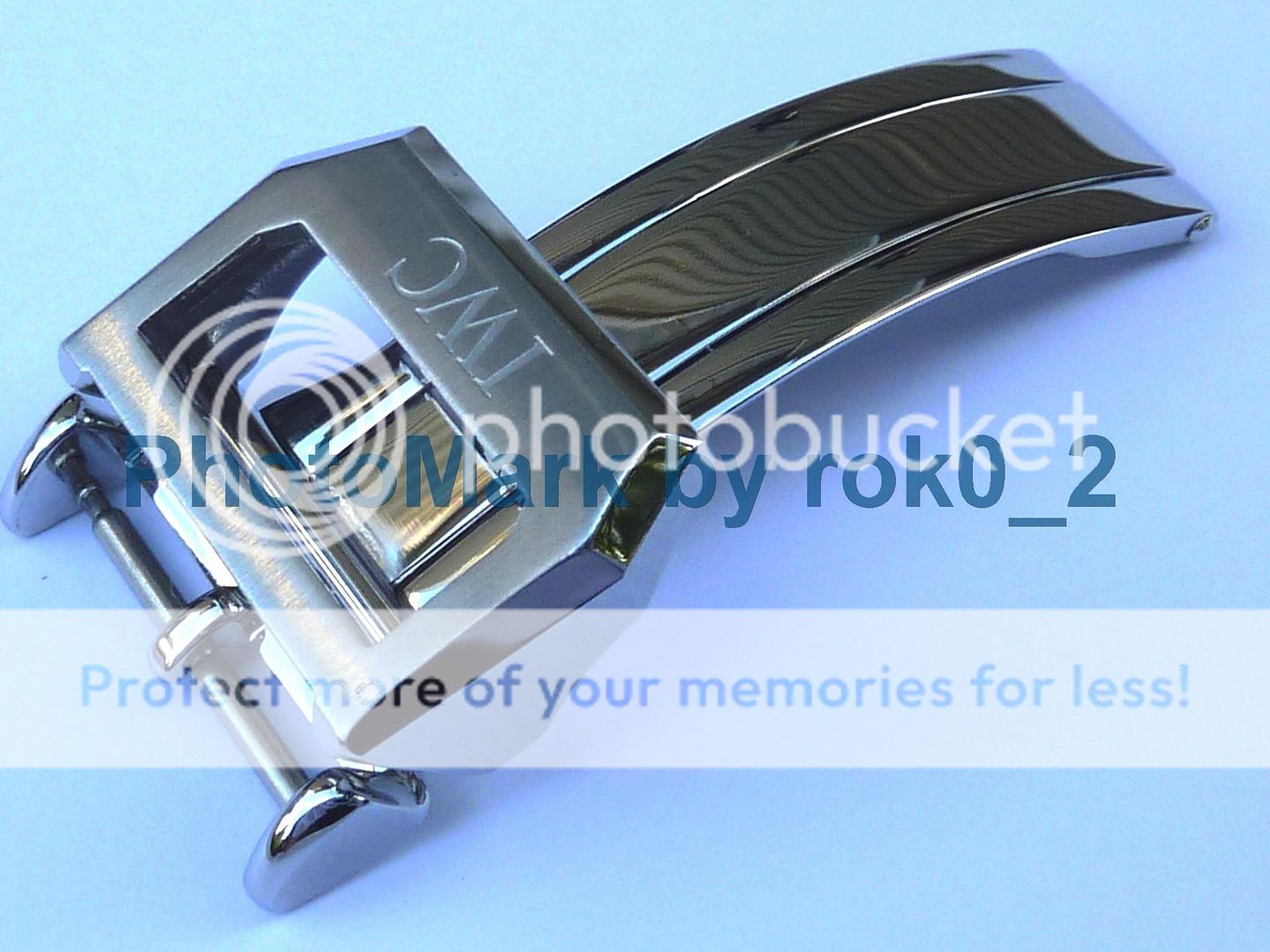 IWC 18mm Deployment Deployant "UNROC" Clasp Buckle STAINLESS STEEL ...