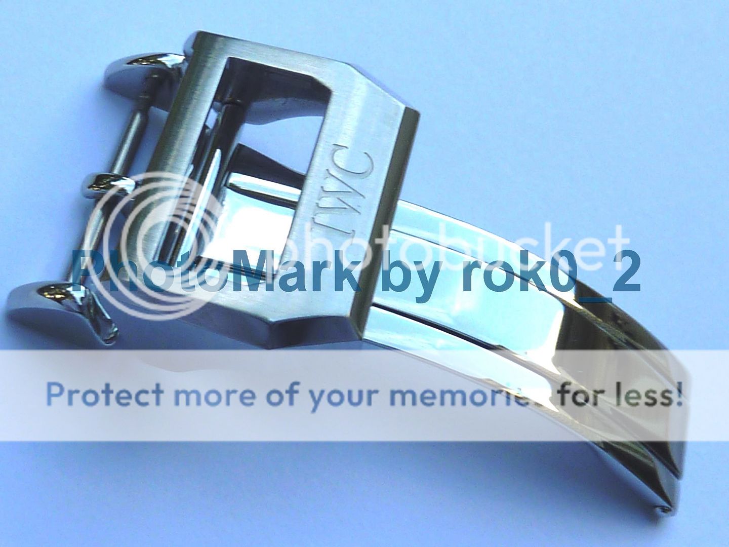 IWC 18mm Deployment Deployant "UNROC" Clasp Buckle STAINLESS STEEL ...