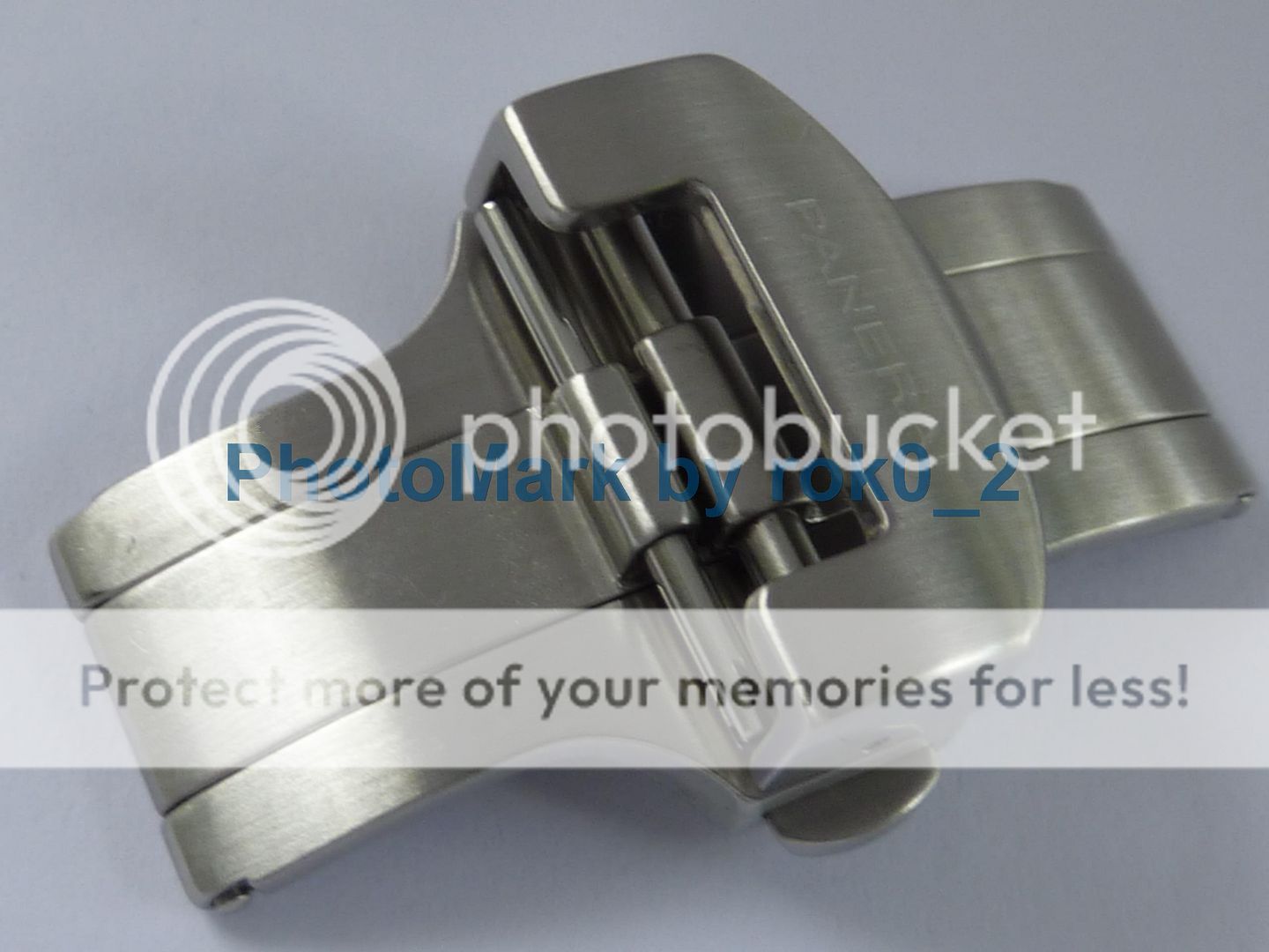 Genuine OFFICINE PANERAI 20mm S/S Deployment Deployant BRUSHED Buckle ...